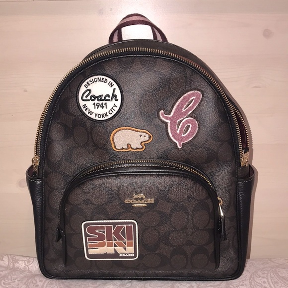 Bags | Coach Backpack With Patches | Poshmark